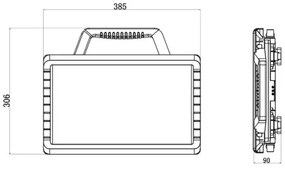 LED reflektor McLED Calipso 45W 4250/2500lm 6500K IP54 ML-511.600.65.0
