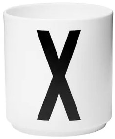 Porcelánový hrnek Letter X Design Letters