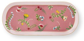 Pip Studio La Majorelle servírovací tác 33,3x15,5cm, růžový