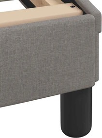 Postel s matrací Dover taupe 200 x 200 cm textil 3208468