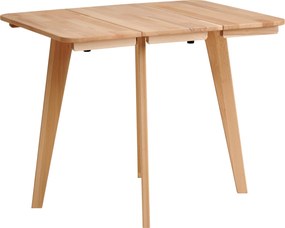XXXLutz SKLÁDACÍ STŮL, jádrový buk, jádrový buk, 94/75/75 cm P & B - Jídelní stoly - 002748014501