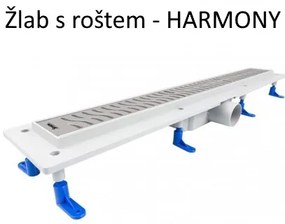 HOPA Odtokový žlab STANDARDline MEDIUM Rozměr A - 100 cm, Varianta roštu - Medium OLPZLABST99