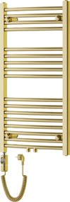 Mexen Ares, elektrické topné těleso 900 x 500 mm, 300 W, zlatá lesklá, W102-0900-500-2300-50