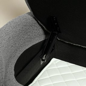 HOMCOM Lavice, Postelová lavice se úložným prostorem, Polstrovaná lavice s víkem, Vzhled teddy sametu, Úložný kontejner, Lavice do obývacího pokoje a…