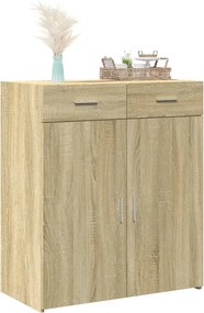 Příborník dub sonoma 80 x 42,5 x 93 cm kompozitní dřevo 3281471