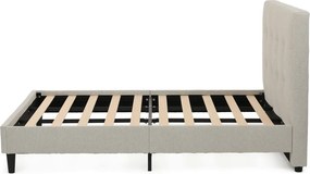 Autronic Čalouněná dvoulůžková postel BED-M180 Barva potahu: Tmavě šedá