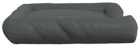 vidaXL Pelíšek pro psa+polštářky tmavě šedý 115x100x20 cm látka oxford