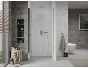 Mexen Lima skládací sprchové dveře 60 cm, Průhledné, Chromovaná - 856-060-000-01-00
