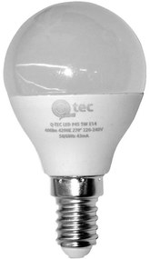 Žárovka LED QTEC P45 5W E14 4200K