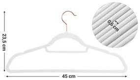 Věšáky na oblečení CRF021W01 30 ks