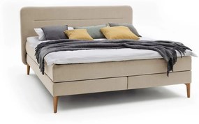 Béžová boxspring postel 160x200 cm Massello – Meise Möbel