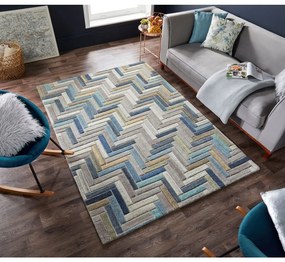 Flair Rugs, Kusový koberec Moda Russo Natural/Multi, 120x170, vícebarevná, chodba / předsíň