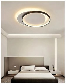 Toolight Toolight, LED stropní svítidlo 40cm, LHJ076-C, černá-bílá, OSW-50035