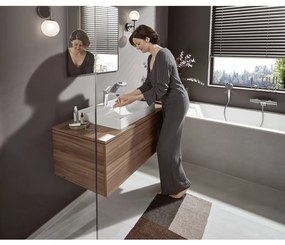 Hansgrohe Vivenis - Páková vanová baterie nástěnná, chrom 75420000