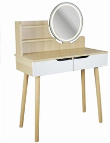 Toaletní stolek SCANDI 2 LED | CM-254138