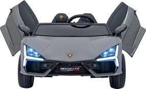 Elektrické autíčko Lamborghini Revuelto XL šedé