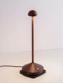 Venkovní stolní lampa Lumo hnědá