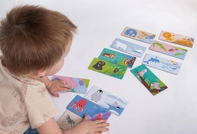 EFKO KukiKuk Véééliké baby puzzle duo Kde bydlí zvířátka 24 dílků ef80036