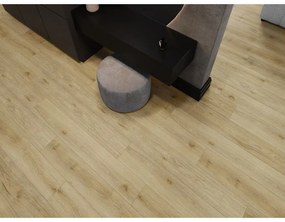 Mexen Charter Oak, vinylová podlaha 1240x182 mm SPC 6,5 mm, IXPE 1,5 mm, 4stranná V-drážka, dub, F1022-1240-182-505-4V1-01