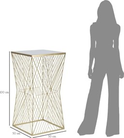 Designový odkládací stolek Heimdall 50 cm zlatý