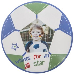 DŘEVĚNÝ DEKORAČNÍ RÁMEK ALEX (04) PRŮMĚR 18 CM BÍLÝ