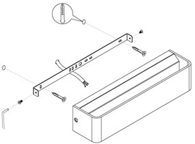 Eglo 98426 - LED Nástěnné svítidlo SANIA LED/12W/230V