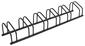 Stojan na kola pro 6 kol černý ocel