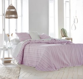 Vesna | Přehoz na postel LEANDRA růžová 140x220 cm