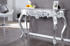 Konzolový stolek Vedine, 110 cm, stříbrný