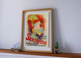 Retro plakát Saxolein Petrole de Sûreté