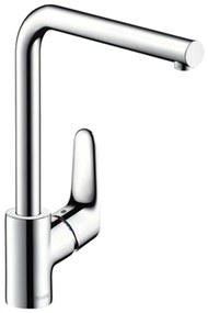 Hansgrohe Focus - Páková dřezová baterie s otočným výtokem, vzhled nerezu 31817800