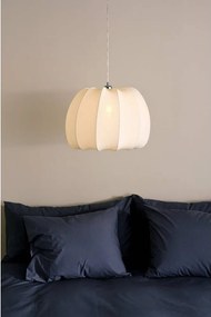 Krémové látkové závěsné svítidlo ø 42 cm Pion – Jotex