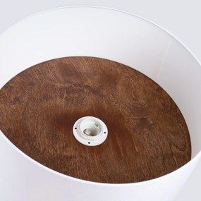 Sollux Lighting Stropní svítidlo TELESTO bílé/tmavě hnědé
