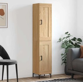 vidaXL Skříň highboard 34,5 x 34 x 180 cm kompozitní dřevo [3200454] Barva: Bílá