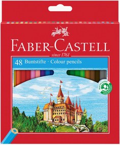 Sada barevných pastelek Castle, 48 dílů