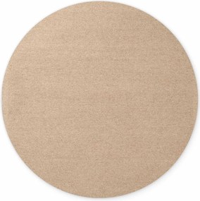 ELLE Decoration, Kusový koberec Puristic Knots 106320 Beige kruh z kolekce Elle, 160x160 (průměr) kruh, béžová, ložnice