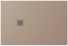 Polysan Polysan, TRENECA sprchová vanička z litého mramoru s možností úpravy rozměru 120x80cm, béžová matná, 84302.81