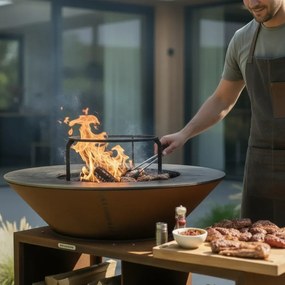 PRO-TERMO Grilovací ohniště FIESTA ISLAND COR-FE 100 - hnědá