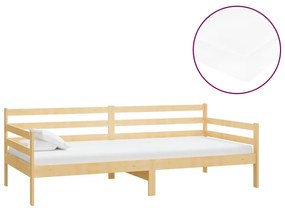 vidaXL Marketos Válenda s matrací 90 x 200 cm masivní borové dřevo