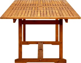 Zahradní jídelní stůl (160–240) x 100 x 75 cm masivní akácie 316566