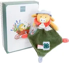 Doudou Dárková sada Plyšová kravička Aneth s chrastítkem 21 cm / od 0