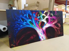 Obraz tajemný abstraktní strom - 100x50 cm