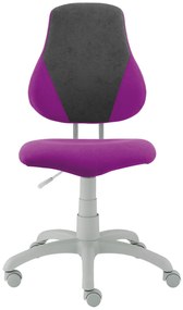 Alba Rostoucí židle Fuxo V-Line - šedá / fialová