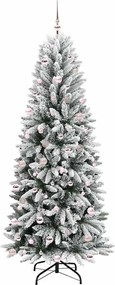 Umělý vánoční stromeček Bílá 240 cm PVC, plast, ocel a PE 3396071
