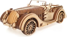 Hračka Ugears 3D dřevěné mechanické puzzle VM-01 Auto (roadster)