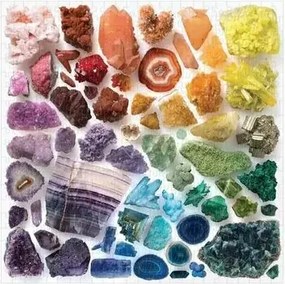 Galison Puzzle Duhové krystaly / 500 dílků / od 8 let
