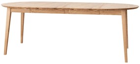 Bílý nábytek Rozkládací stůl Orbetello 110 až 210 cm, kulatý-oválný, Dub, masiv