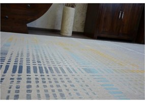 Kusový koberec PP Mřížka šedý 120x170cm