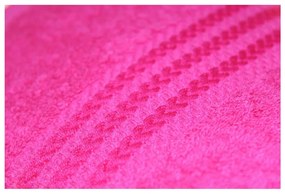 Sada 4 růžových osušek Foutastic Rose, 70 x 140 cm
