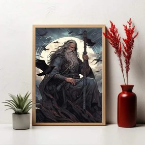Plakát - Odin - Vládce vran